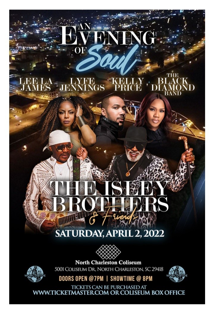 Tickets on Sale Now: Isley Brothers & Friends @ the Coliseum – April 2 ...