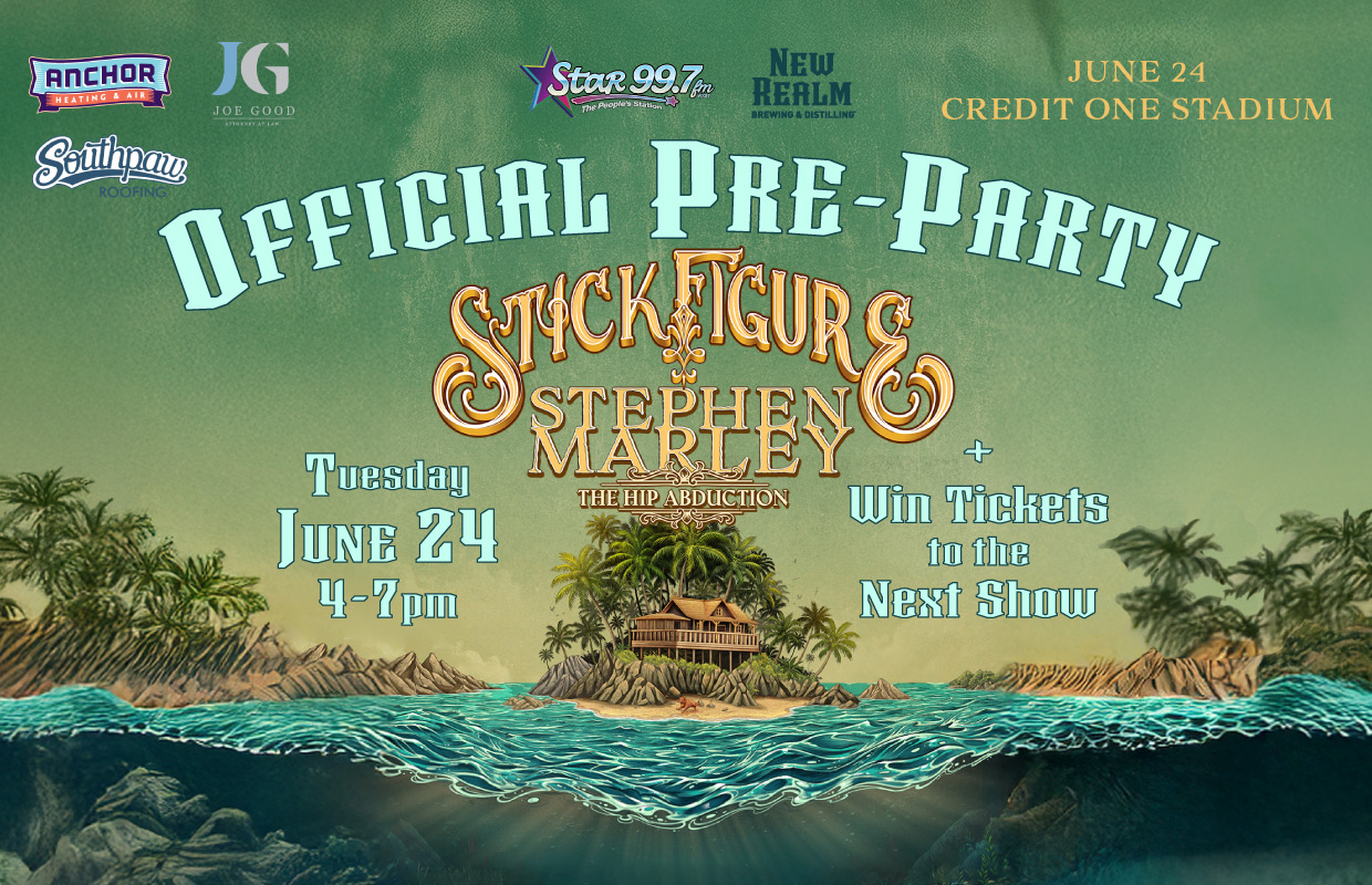 6/24: Join Star 99.7 for the Stick Figure & Stephen Marley Pre-Party ...
